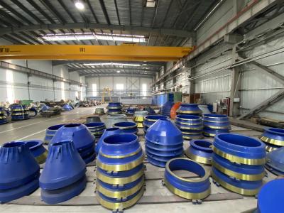 China Cone Crusher Wear Parts Mantle Concave Lining Plate with Parts Number or Drawings for sale