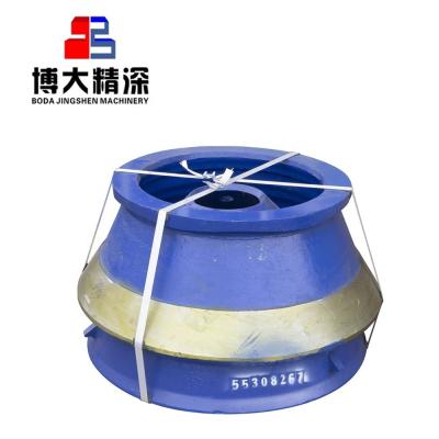 China HP-onderdelen mantelconcave voor mijnbouwmachines hydraulische kegelbreker slijtage-onderdelen Te koop