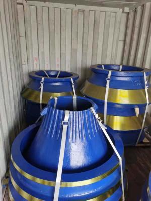 Cina Energia Mineria Ore Mineria GP100 100S Bowl Liner Mn13 Mn18cr2 Crusher a cono Parti di ricambio usura ALLOI acciaio in vendita