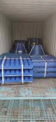 Cina Energia Mineria Ore Mineria GP100 100S Bowl Liner Mn13 Mn18cr2 Crusher a cono Parti di ricambio usura ALLOI acciaio in vendita