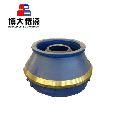 China Mn13 18 22 Kegelcrusher slijtage onderdelen mantel Bowl Liner voor crusher Te koop