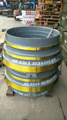 China Mn13 18 22 Kegelcrusher slijtage onderdelen mantel Bowl Liner voor crusher Te koop