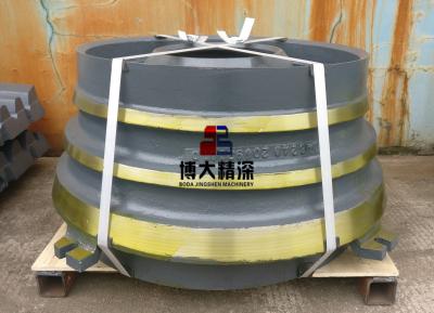 China Mn13 18 22 Kegelcrusher slijtage onderdelen mantel Bowl Liner voor crusher Te koop