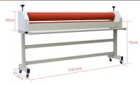 China Semi Automatically Cold Lamination Machine 130mm roller diameter for sale