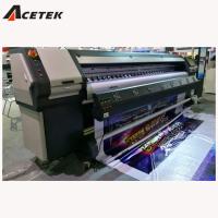 China 3.2m 10ft Outdoor Solvent Printer , Multicolor Konica Solvent Printer for sale