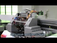 Acetek 2513 UV Flatbed Printing Machine With Ricoh Gen5 Gen6 Printhead