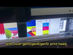 Inkjet Led UV Roll To Roll Printer Promotional  CE SO9001 Certificate