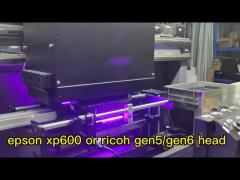 360 Degree Rotary Digital Cylinder UV Flatbed Printer With CMYK White Ink