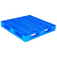 China Single Faced 4-Way Entry Plastic Pallet 1200x1000mm Light Duty 1T Dynamic Load for sale