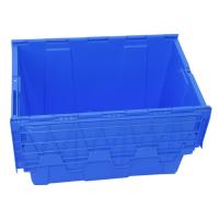 China Custom Heavy Duty Plastic Stackable Nesting Crate 600x400mm 40L for Warehouse Moving for sale