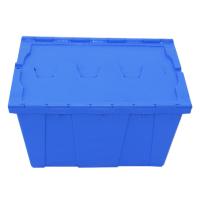 China Folding Stackable Plastic Crates with Lid 600x400mm 40-60L for sale