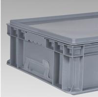 China Custom PP Plastic Logistics Box 1000x800x150mm 3T Static Load for Packaging for sale