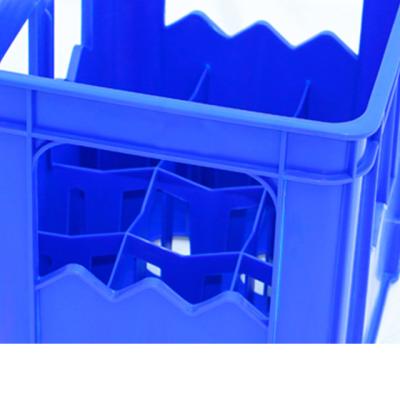 China Stackable 12 Bottles Beer Crate Customized Logo for Beer and Wine Beverage Storage for sale