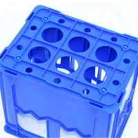China Stackable 12 Bottle HDPE Beer Crate Custom Logo for Beverage Storage for sale