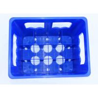 China Stackable 12 Bottle HDPE Beer Crate Custom Logo for Beverage Storage for sale