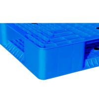 China 1.5T Dynamic Load 9 Feet 4way Entry HDPE Plastic Pallet Solid Deck Customizable for sale