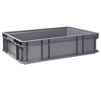 China Euro Standard Plastic Stackable Moving Container 600x400x280mm for Workshop Use for sale