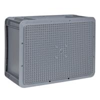 China Euro Standard Plastic Stackable Moving Container 600x400x280mm for Workshop Use for sale