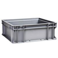 China Euro Standard Plastic Stackable Moving Container 600x400x280mm for Workshop Use for sale