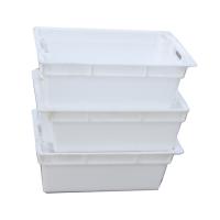 China HDPE Stackable Nestable Plastic Containers 600x400mm Space Saving 180 Degree Foldable for sale
