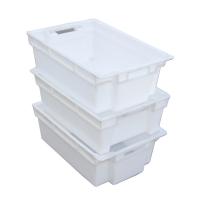 China HDPE Stackable Nestable Plastic Containers 600x400mm Space Saving 180 Degree Foldable for sale