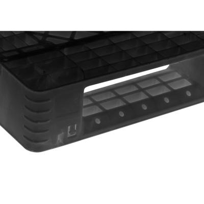 China Customized Size Large Container Foldable Pallet Logistic Storage Turnover Moving Crate With Lid Plastic Coaming Box for sale