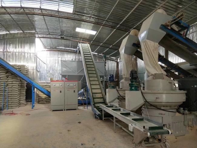 pellet machine and pellet cooler