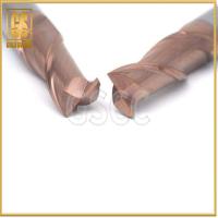 China Solid Carbide End Mill 4 Flutes Unequal Helix Flat Type Standard Size 6mm for sale