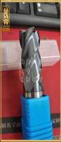 China Solid Carbide End Mill 4 Flutes Unequal Helix Flat Type Standard Size 6mm for sale