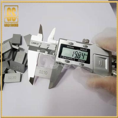 Cina Usura durevole della lama di taglio della pietra del carburo di tungsteno che resiste a SS09 SS10 20*12*3/5 in vendita