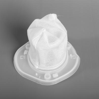 China White ABS PP Nonwoven 99% Flexible Vacuum Cleaner Filter for sale