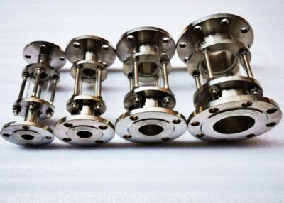 中国 304 4inch三クランプ インラインにまっすぐの管状のステンレス鋼の視力Glasss 販売のため