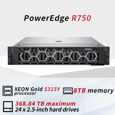 China Virtualisatie Host EMC PowerEdge R750/R760/R750XS 2U Rack Server met Xeon Silver 4310 Te koop