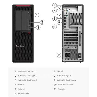 Cina Processori scalabili Xeon Personal Lenovo P620 Workstation Laptop per Windows 11 Pro in vendita