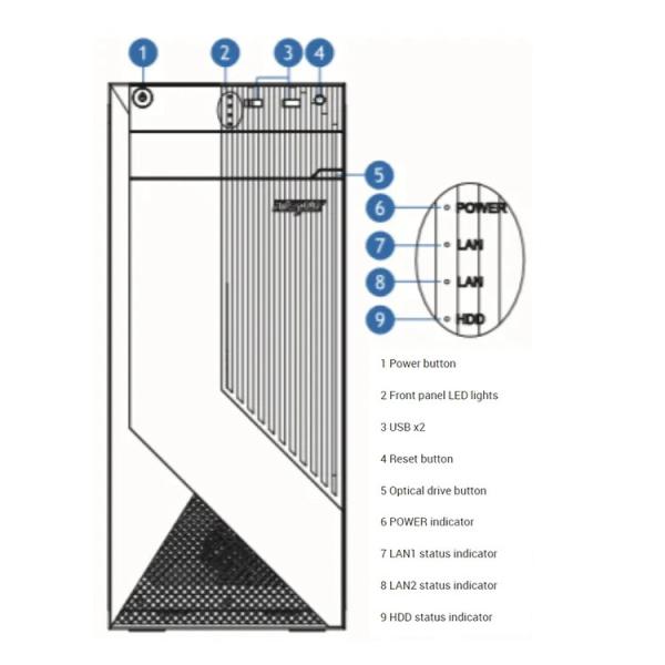 Quality XEON Processor Type Inspur Np3020m5 2224 16gb Ram 2tb Hard Disk Tower Server for for sale