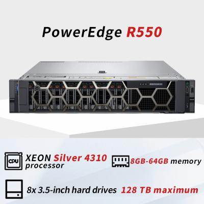 Cina Utilizzato R550 2U Rack Server Intel Powered Private Mold NO e Prodotti Status utilizzato in vendita