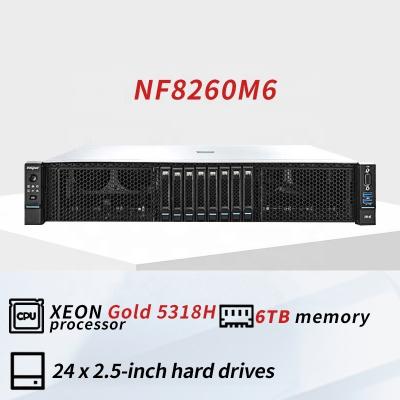 China inspurr NF8260M6 2U Rack Server High Processor en gebruikt met Intel Xeon Technology Te koop