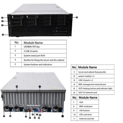 China Processador Intel Xeon 2.30GHz Aumenta 2U Rack Server NF5468M6 para processamento de dados suave à venda