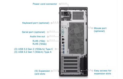 Cina Precision T5860 Workstation Desktop Xeon W3-2435 Windows 11 Pro per le stazioni di lavoro in vendita