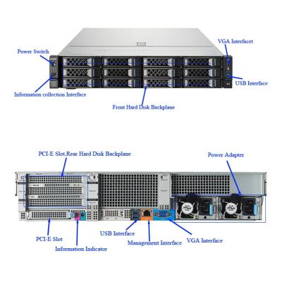 中国 Intel Xeon スケーラブルプロセッサ インスピア NF5270M6 2U ラックサーバー 販売のため