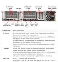 China Lenovo ThinkSystem SR850 Server with 2.5GHz Processor Main Frequency and Rack Type Now for sale