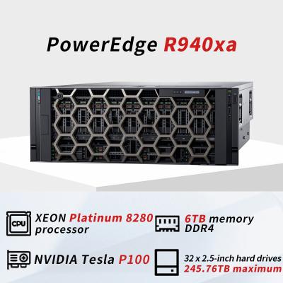 China Enterprise Rack Server PowerEdge R940xa 4u Intel Xeon Brons 4210R 32G/2*1.2T 10K/H330 Te koop