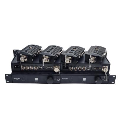 China Rack-mount Chassis 4K SDI So-ny Camera Fiber Transmission System, Fibre Camera Adaptor + Fibre Base Station for sale