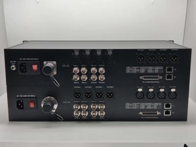 China SMPTE 4K Camera Fiber Transmission System with 12G SDI, XLR, Ethernet, DB25 Tally and RS485/232/422 Data for sale