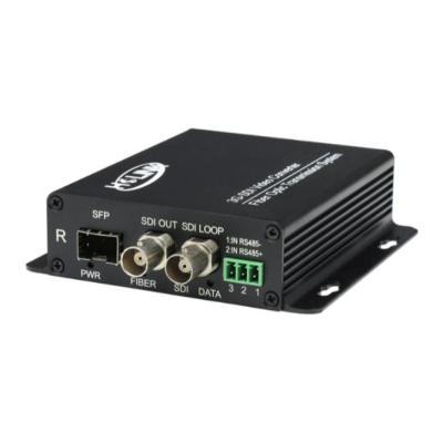 China 1 Channel 3G-SDI to Fiber Optical Video Converter with 1 Channel Reverse RS422 Data 1080P/60Hz for sale