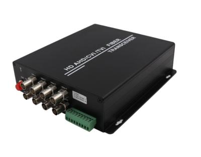 China 1 Pair 8 Channel RS485 Return Data HD CVI TVI AHD BNC Coaxial Video Converter for sale