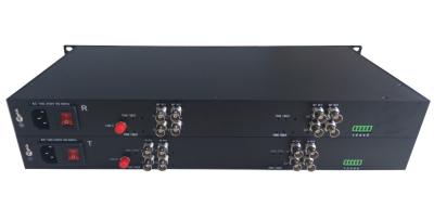 China 8 channel 3GSDI to Fiber Digital Video Converter with RS485 data customized services sdi to fiber converter for sale