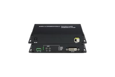 China 1 channel 1080P/60hz Video To DVI Converter Box Extend Dvi Rs232 IR Signal Via SM / MM Fiber Cable for sale