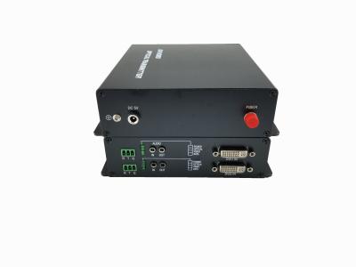 Китай Все цифры дистанционного управления Fiber Dvi Extender с некомпрессированным аудио / видео сигналом продается