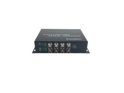 China FC / ST/LC port full hd video converter , RJ11 Connector Telephone multiplexer optical fiber converter for sale